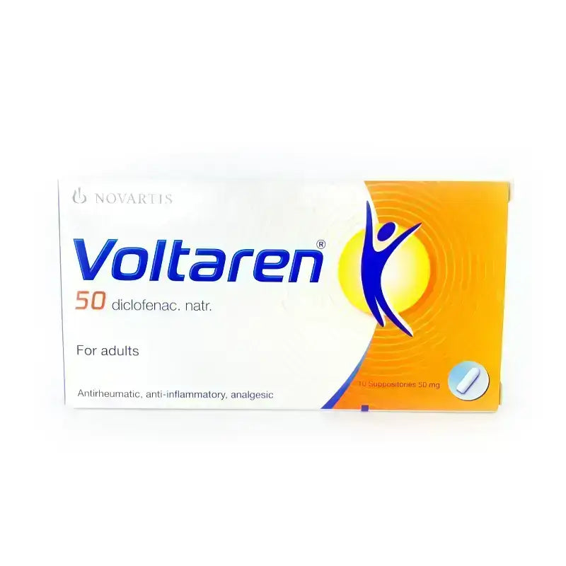 Voltaren 50 mg 10 Suppositories As Analgesic – Aldawaeya Pharmacy