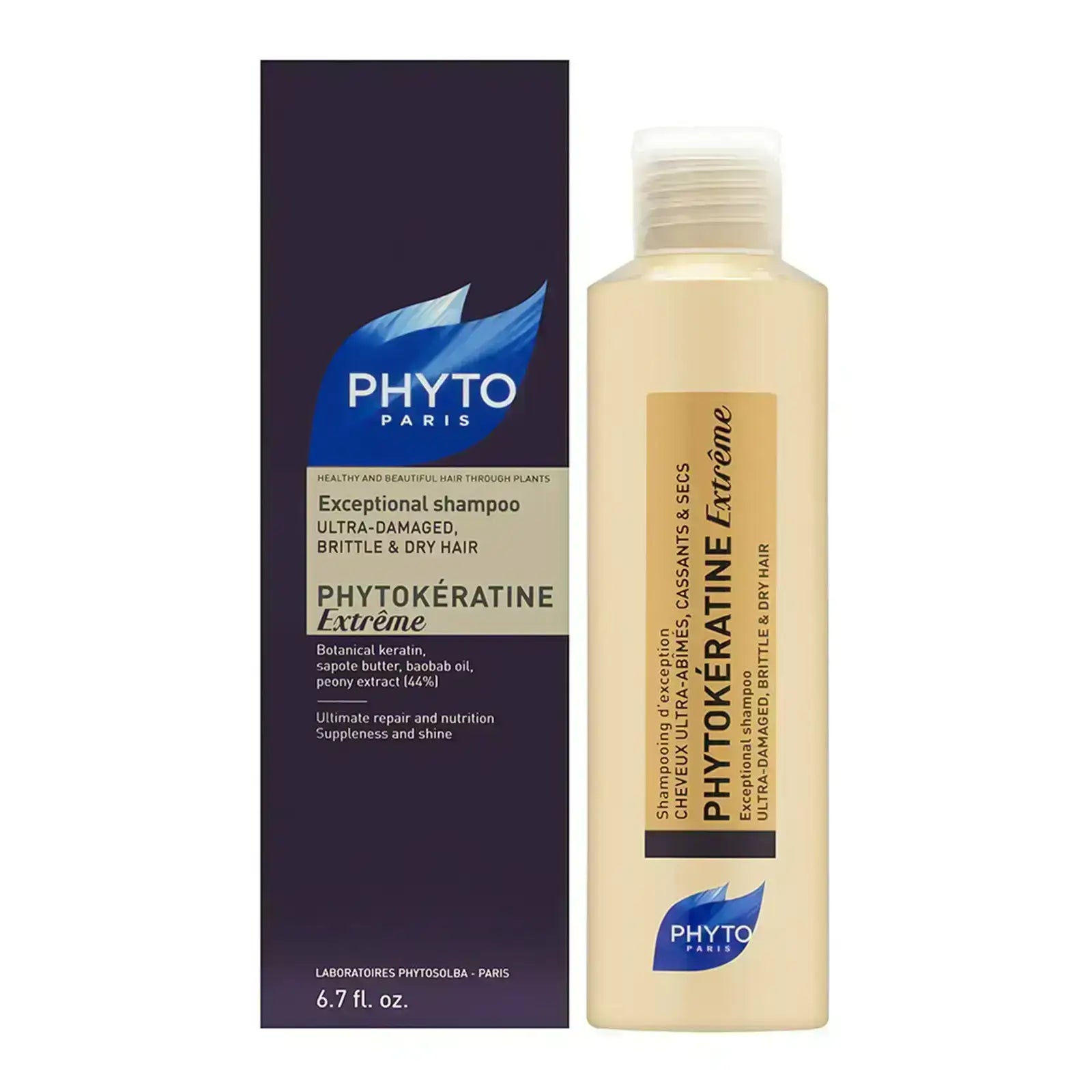 Phyto Phytokeratine Extreme Shampoo 200 ml to repair the hair – Aldawaeya Pharmacy