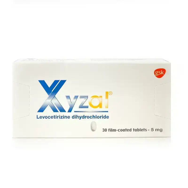 Xyzal 5 mg 30 Tabs – Aldawaeya Pharmacy