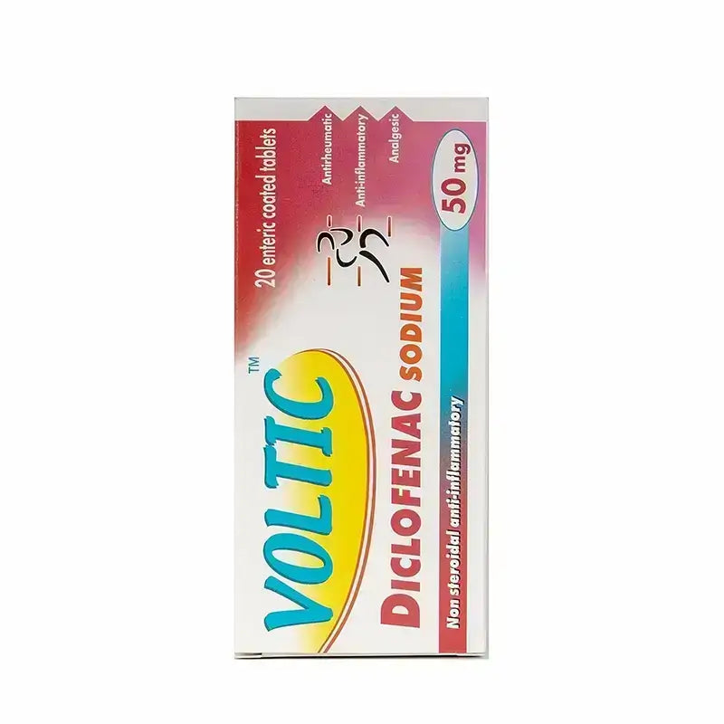 Voltic 50 mg Tabs 20'S Analgesic And Anti Inflammatory – Aldawaeya Pharmacy