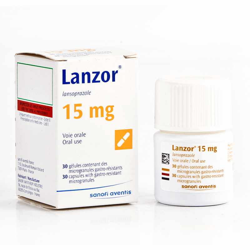 Lanzor 15Mg 30 Capsules for stomach acidity – Aldawaeya Pharmacy