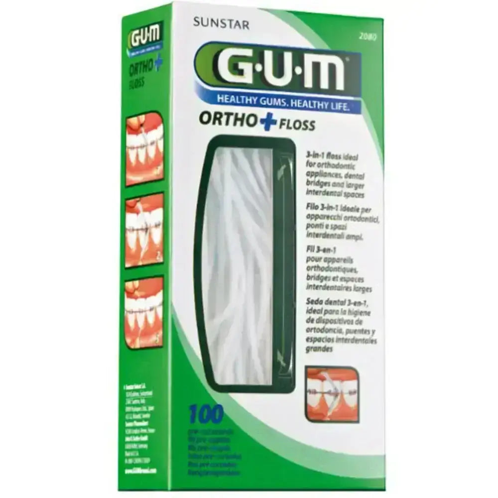 Butler Gum Ortho+ Dental Floss 100 Pcs – My Store