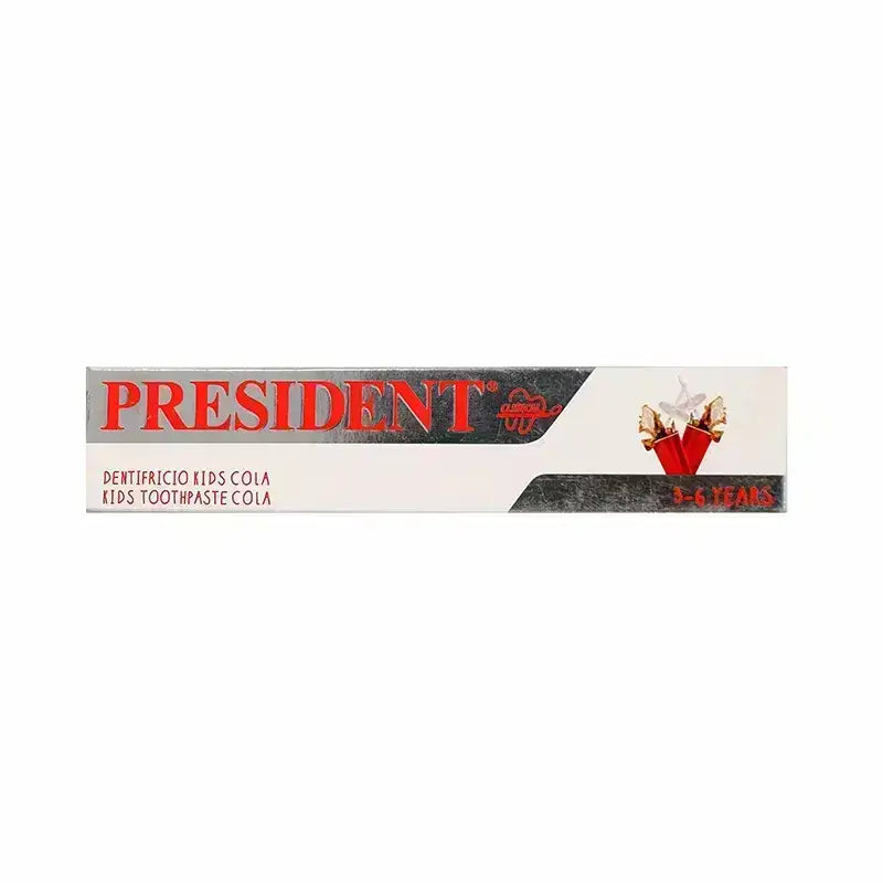 President Kids 3-6 Years Toothpaste Cola 50 ml – Aldawaeya Pharmacy