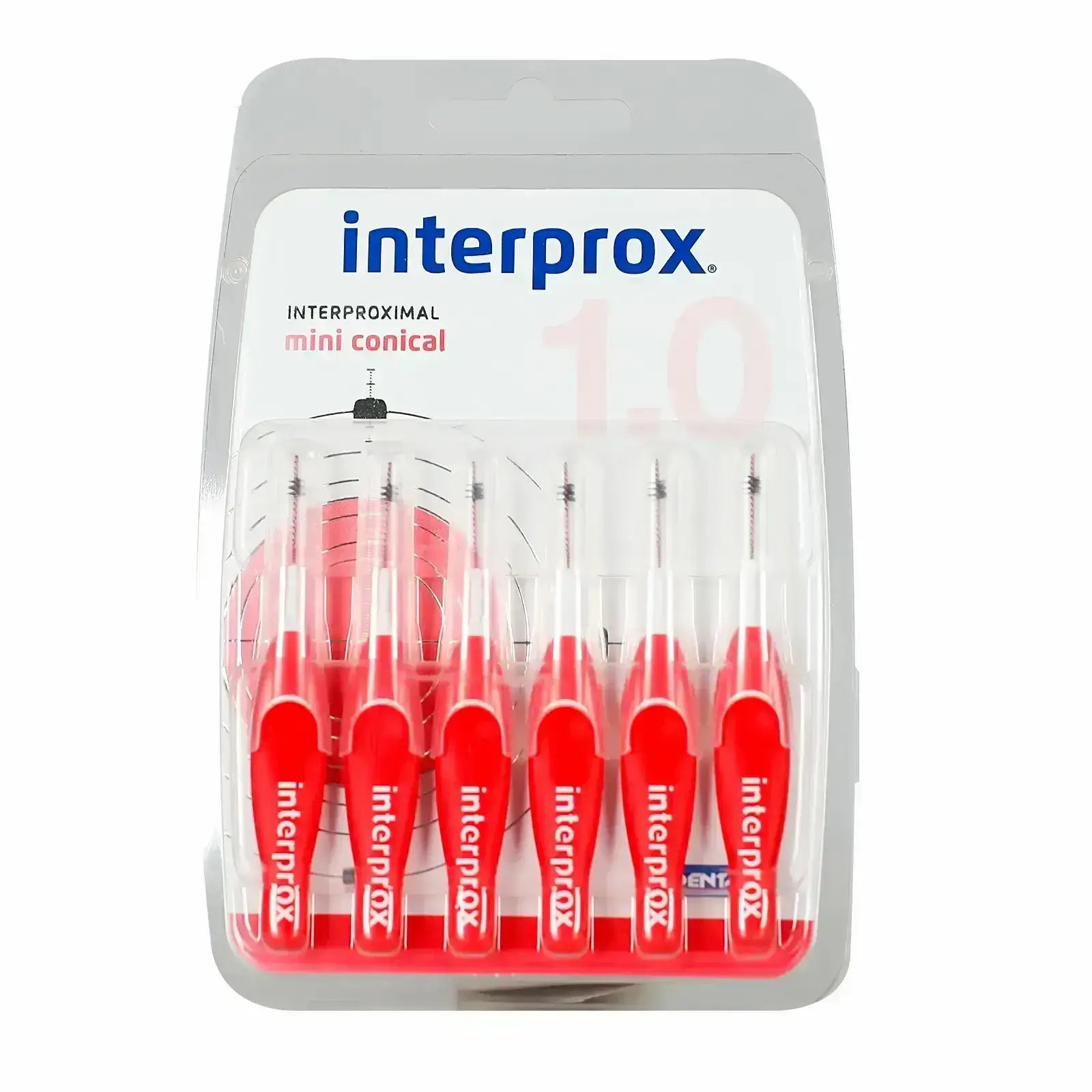 Interprox Mini Conical Red 1.0 mm 6'S – Aldawaeya Pharmacy