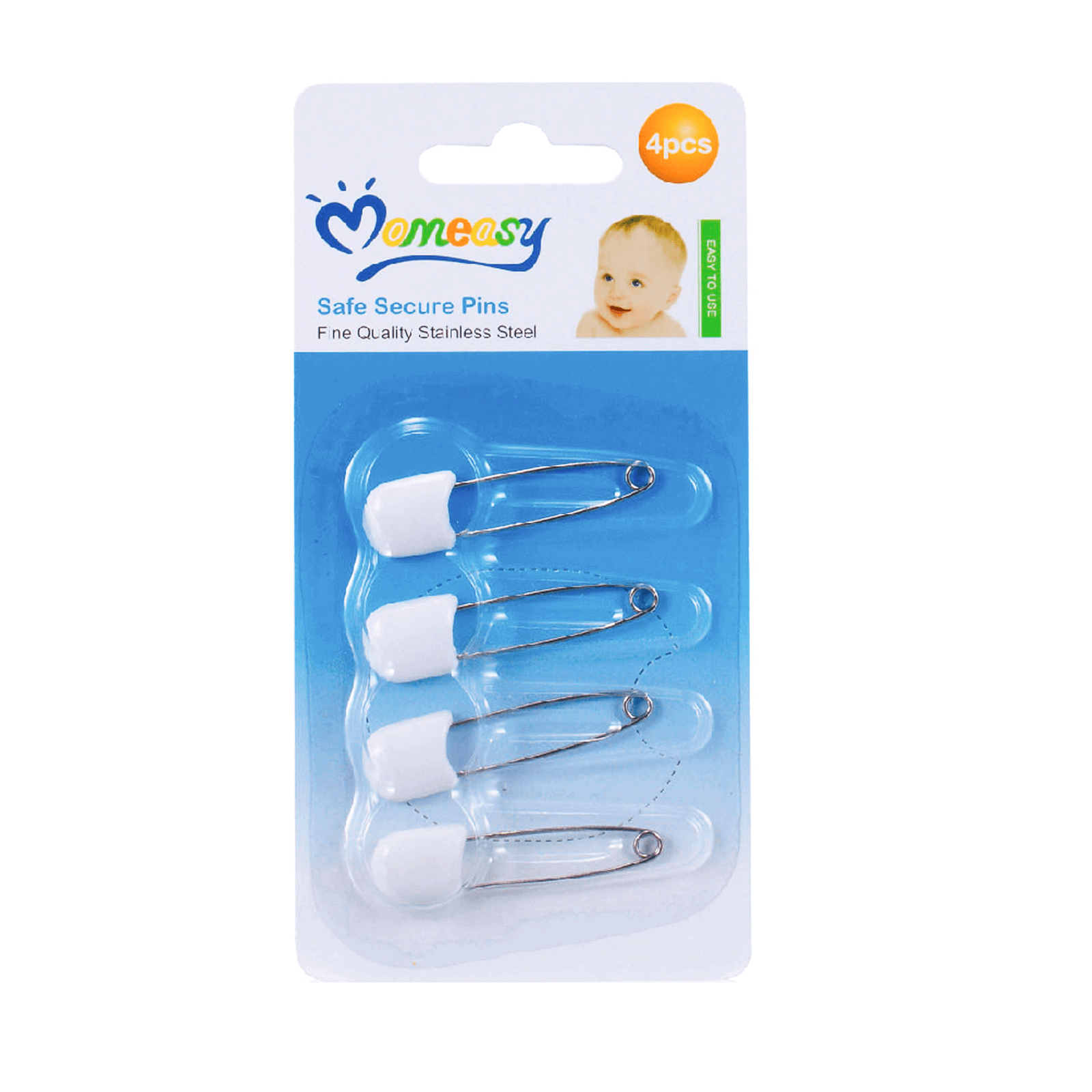 Momeasy Safe Secure Pins 4 Pcs 48959 – Aldawaeya Pharmacy