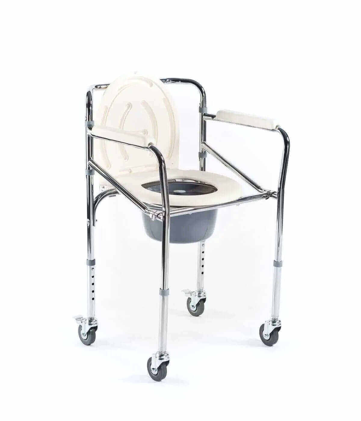 Commode Folding With Wheel FS696 – Aldawaeya Pharmacy