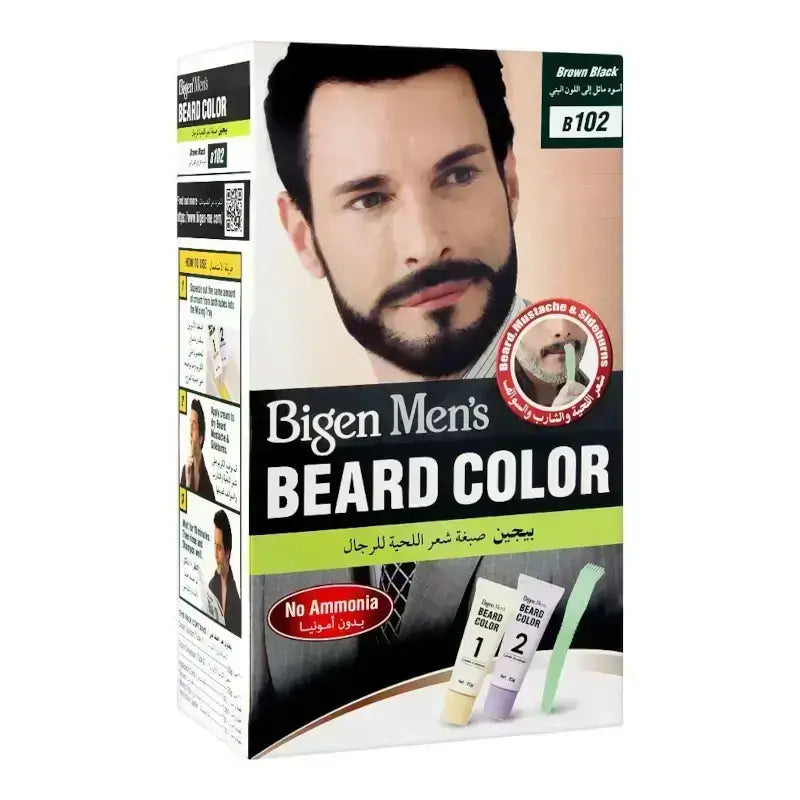 Bigen Men's Beard Color Brown Black B102 – Aldawaeya Pharmacy