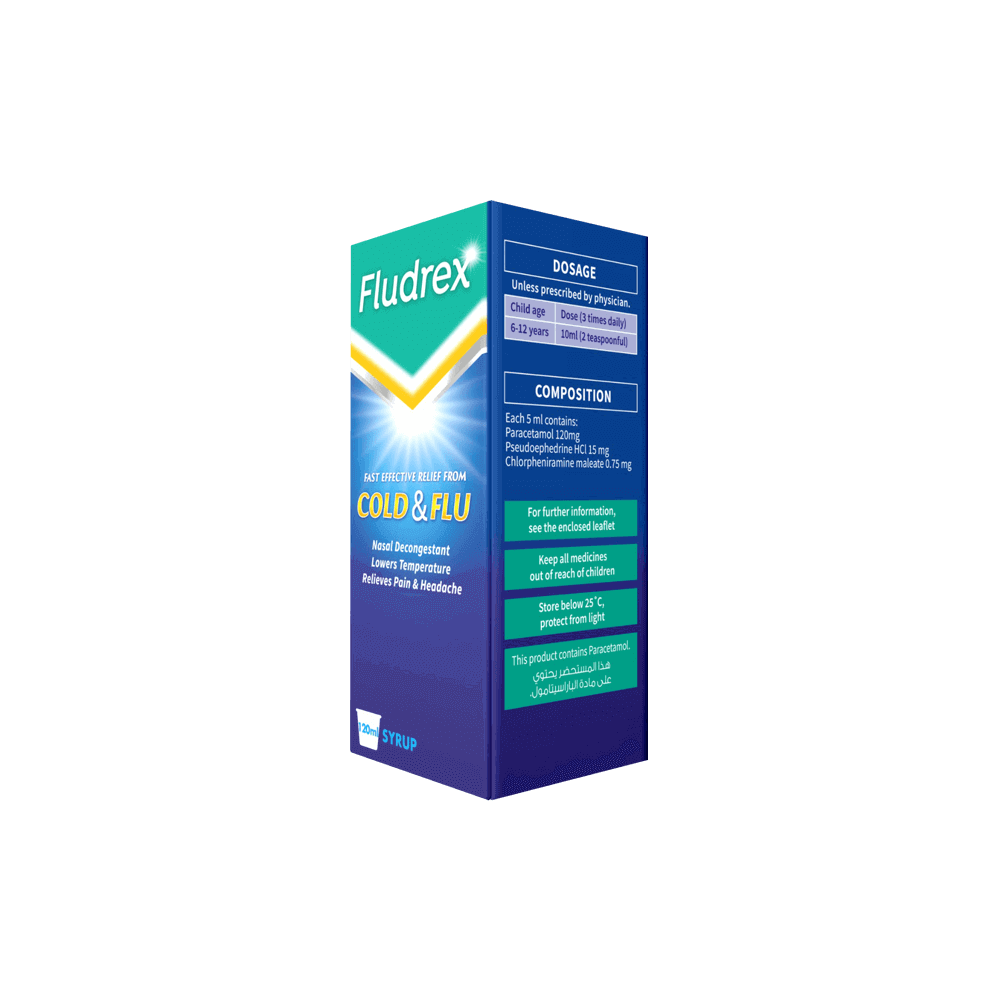 Fludrex Syrup 120 ml – Aldawaeya Pharmacy