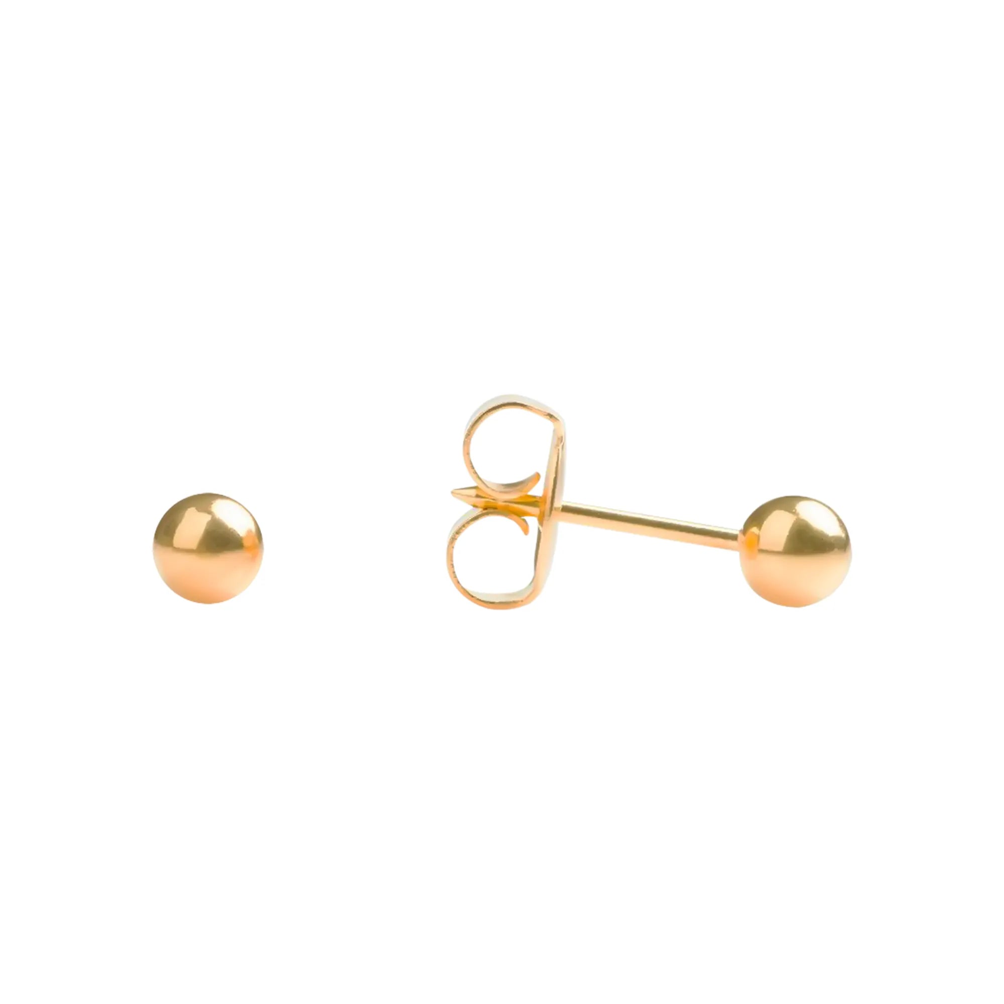 Studex 18K Gold Ball Earrings 4 mm – Aldawaeya Pharmacy