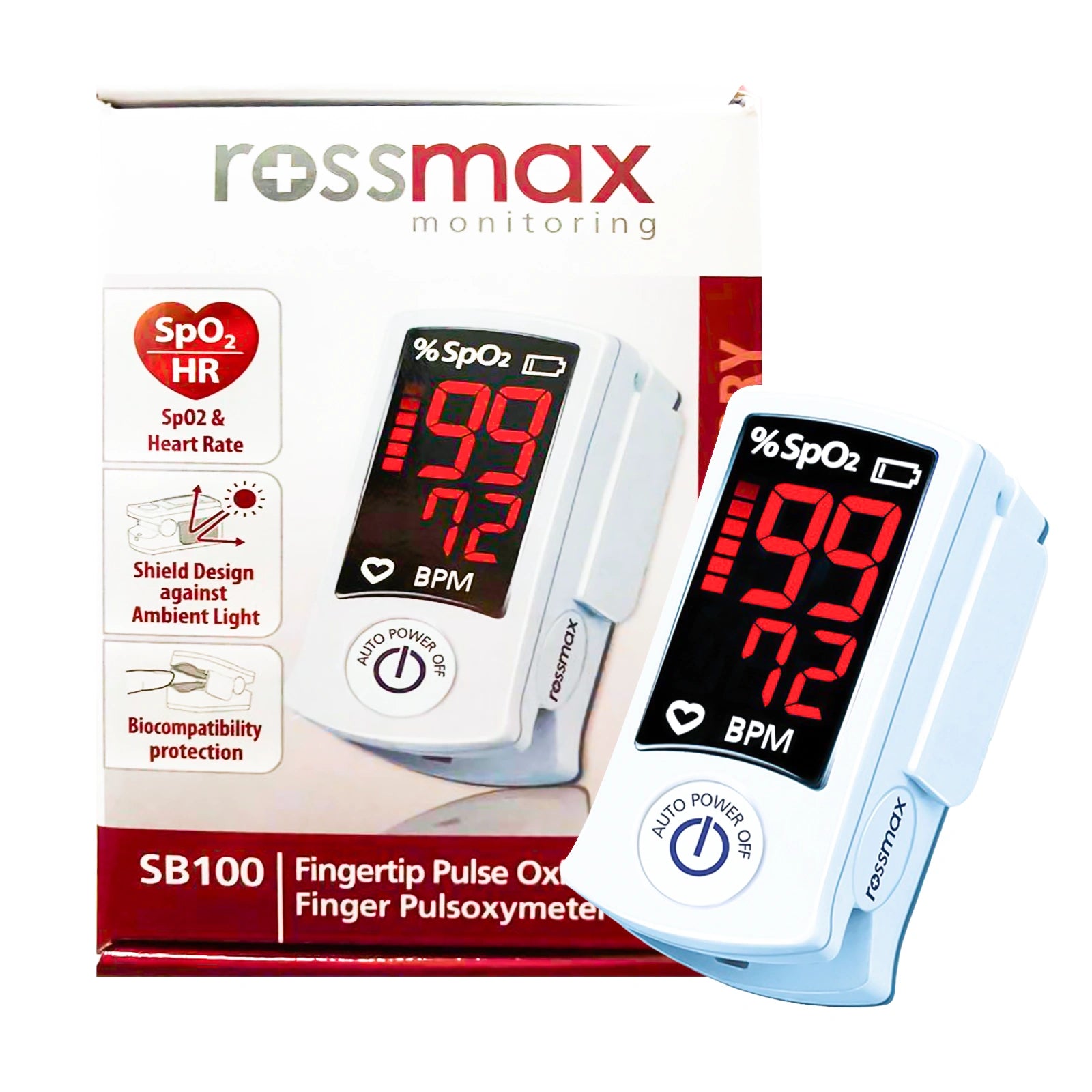 Rossmax Fingertip Oximeter Pulse – Aldawaeya Pharmacy
