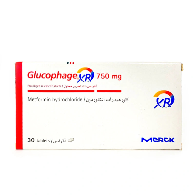 Glucophage XR 750Mg 30 Tablets – Aldawaeya Pharmacy