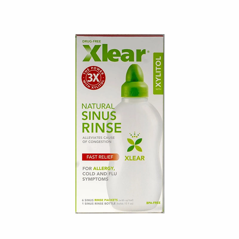 Xlear Xylitol Natural Sinus Rinse Kit (Bottle+ 6 Packets) – Aldawaeya ...